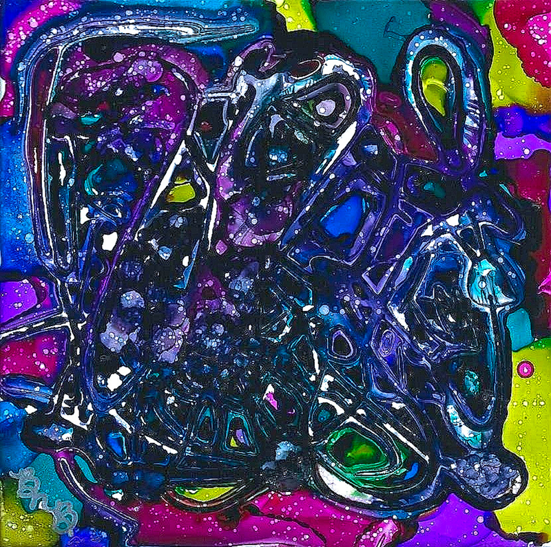 Abstract on Tile Page 1 | Brittany Butcher Art | Geo Galleries